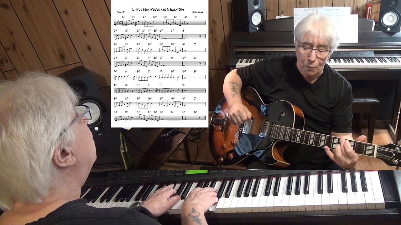 Little Man You've Had A Busy Day - Jazz guitar & piano cover ( Mable ...