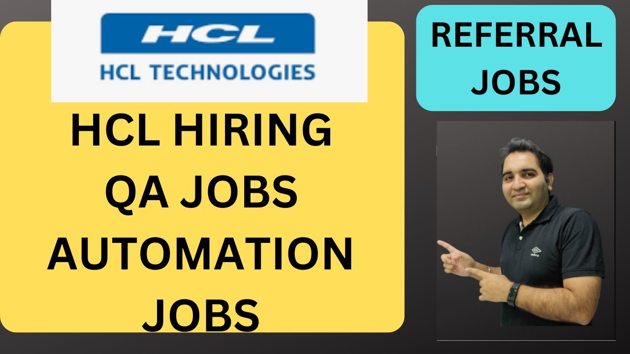 HCL Jobs | RD Technical Learning - YouTube
