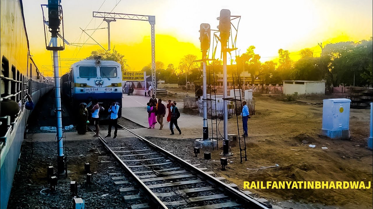 ALWAR(DHIGAWARA)-BANDIKUI DOUBLING UPDATE-2 | UTTRANCHAL EXP SKIPPING ...