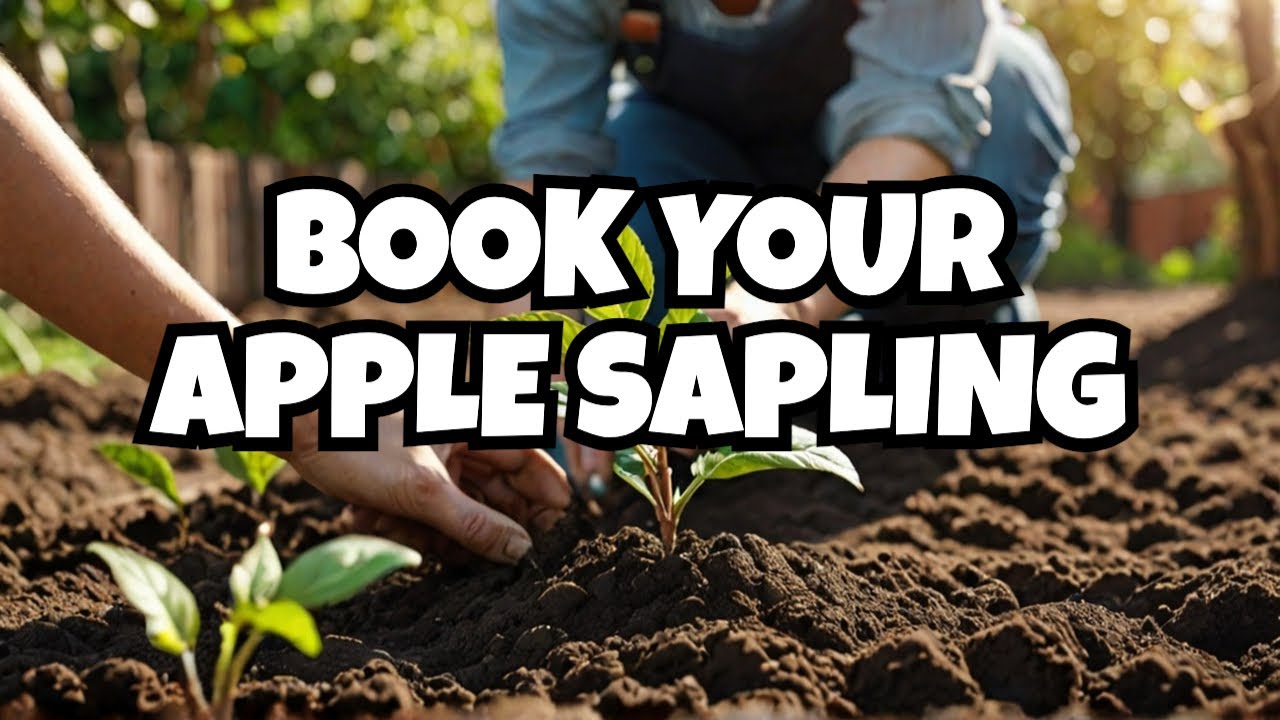Book your Apple Saplings - YouTube