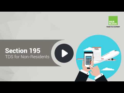 TDS for Non-Residents - Section 195 of the Income Tax Act - YouTube