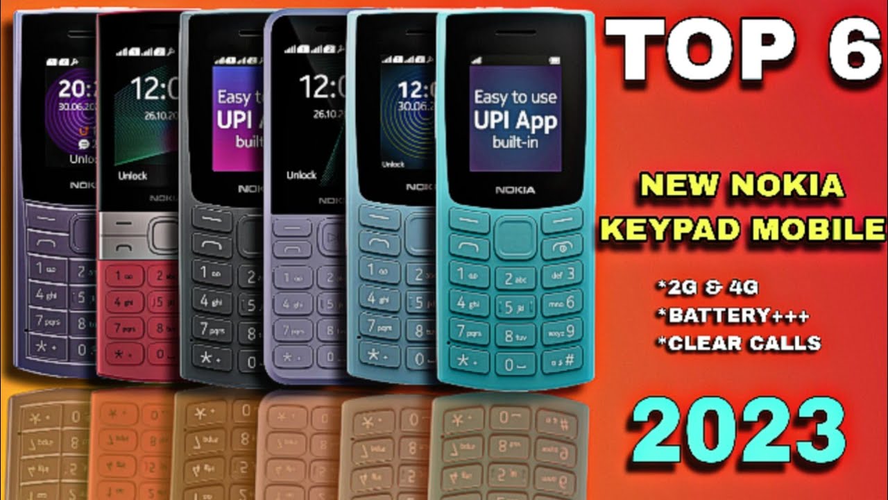 New 6 best Nokia keypad mobile 2023 | best feature phone 2023 nokia ...