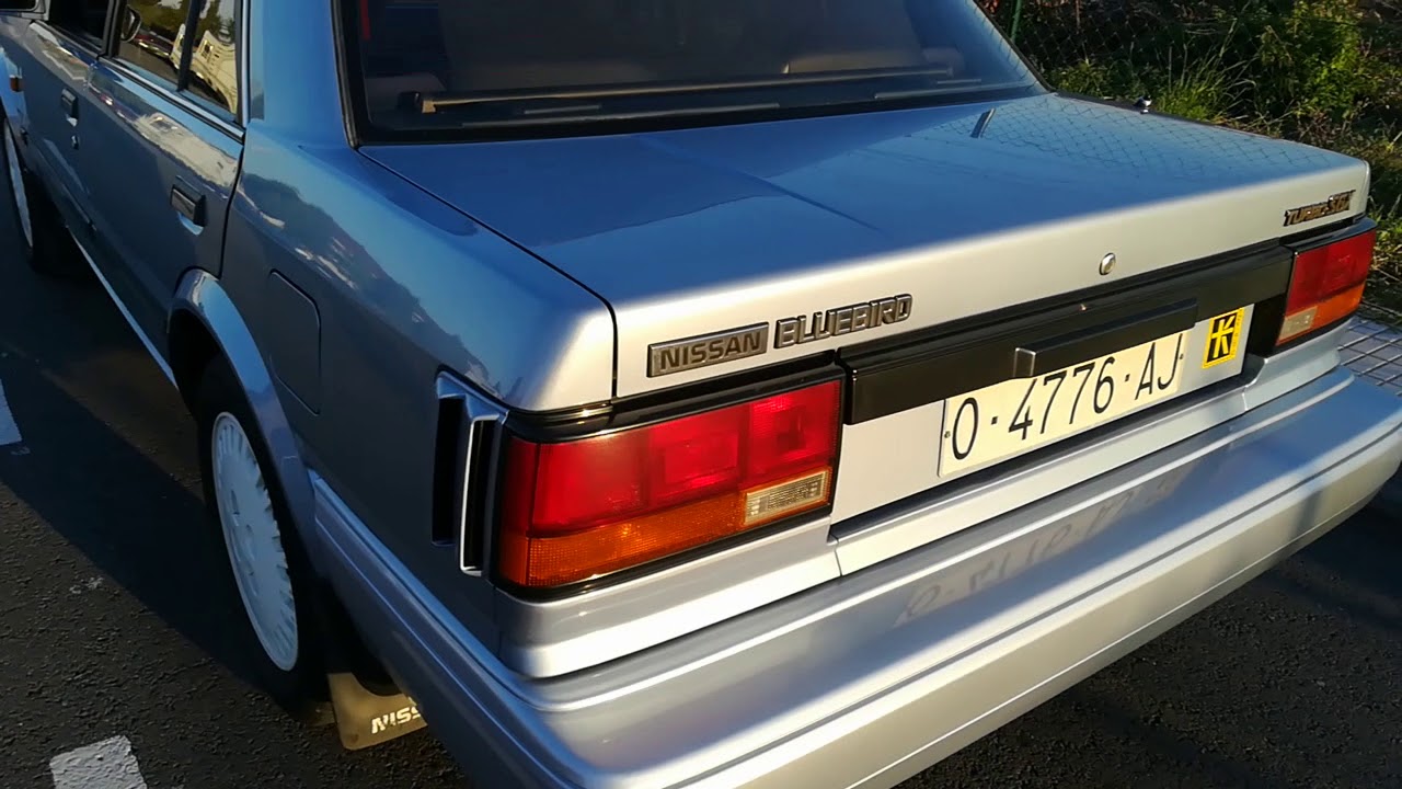Nissan Bluebird turbo sgx t12 80's music - YouTube