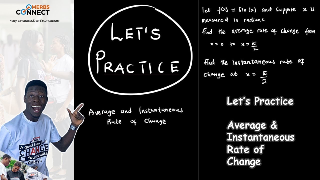 Average and Instantaneous Rate of Change | Let's Practice 3 - YouTube