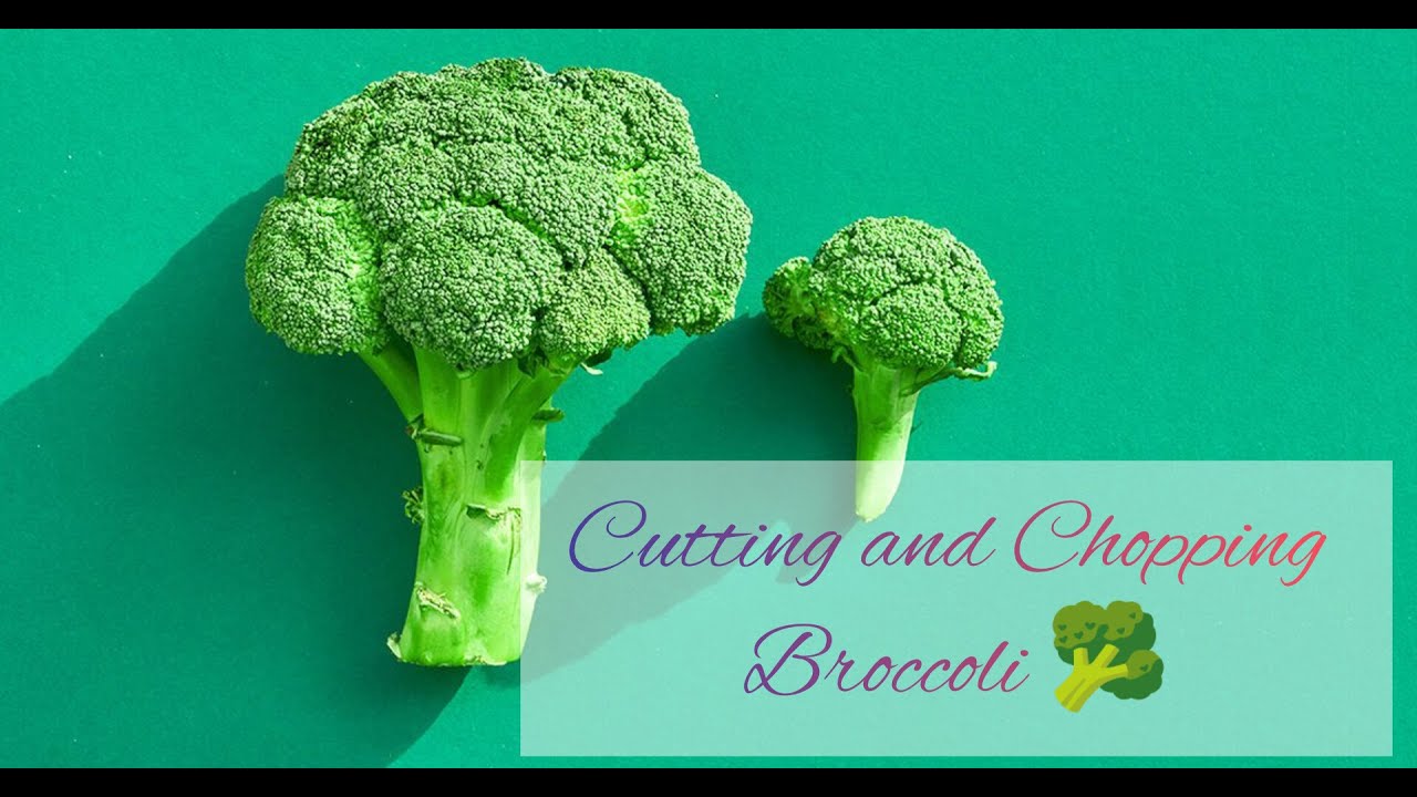 🥦Cutting and Chopping Broccoli 🥦 ASMR Broccoli 🥦 #vegetable # ...