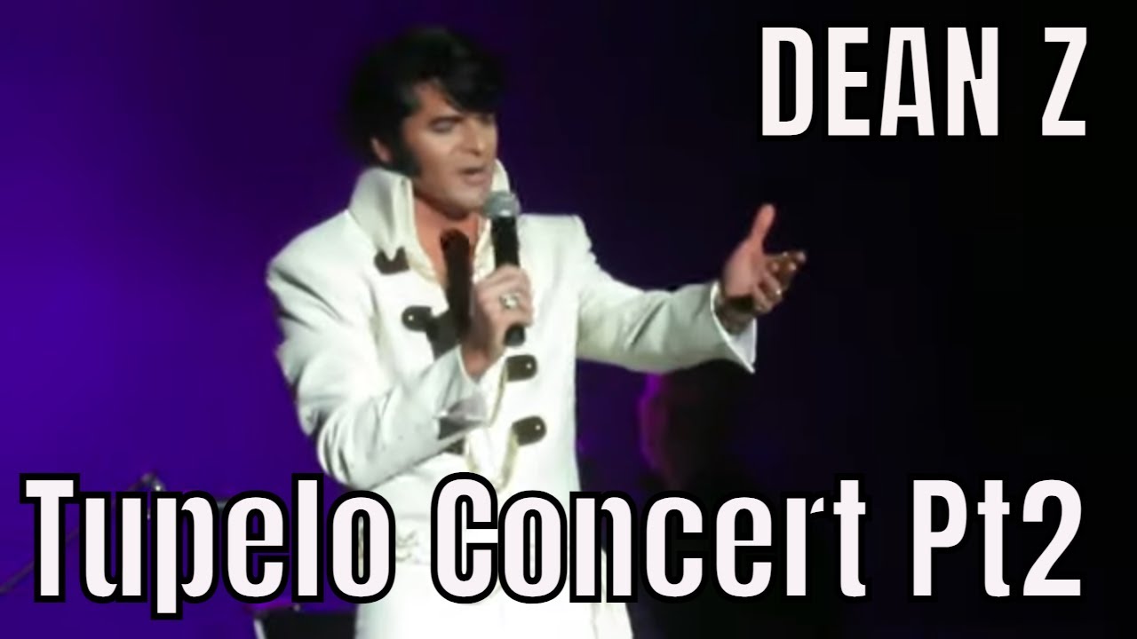 Dean Z in White Jumpsuit Concert 2021 Tupelo Elvis Festival part 2 ...