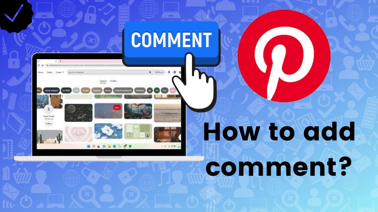 How to add comment to a pin on Pinterest? - YouTube