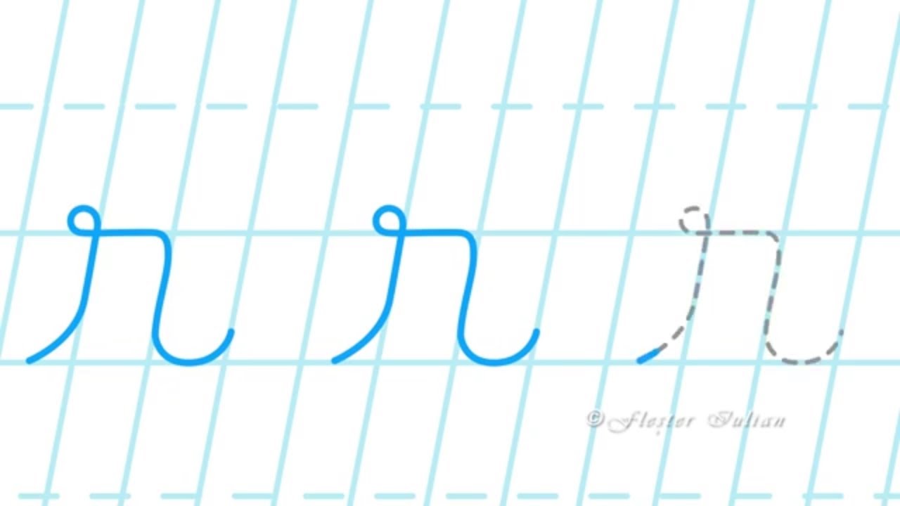 Litera r mic de mână - exercițiu - YouTube