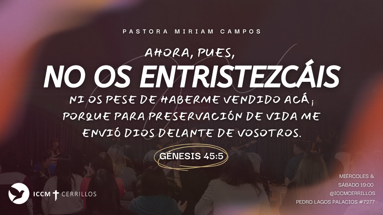 No os entristezcáis | Pastora Miriam Campos - YouTube