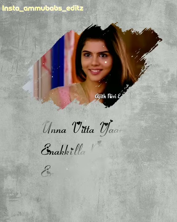 unna vitta yarum enakilla song whatsapp status - YouTube