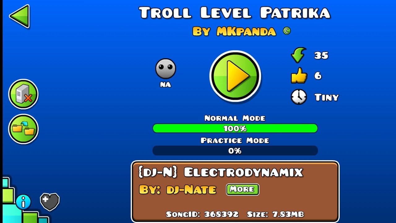 Geometry Dash - My friend’s first level! 😀 - YouTube