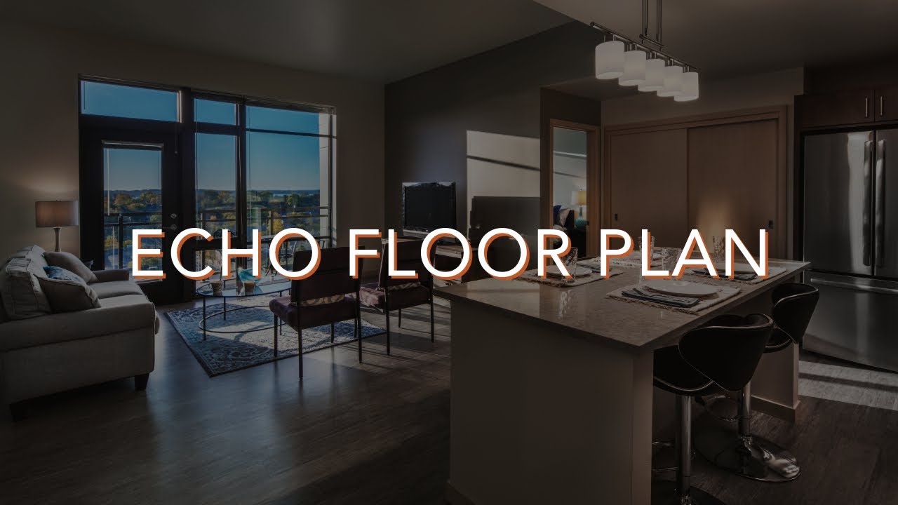 Lyric | Echo Floor Plan | 2 Bedroom 2 Bathroom | Apartment Shown 509 - YouTube