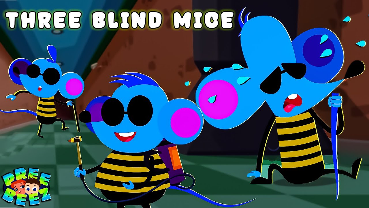 Three Blind Mice + More Nursery Rhymes & Baby Songs for Kids - YouTube