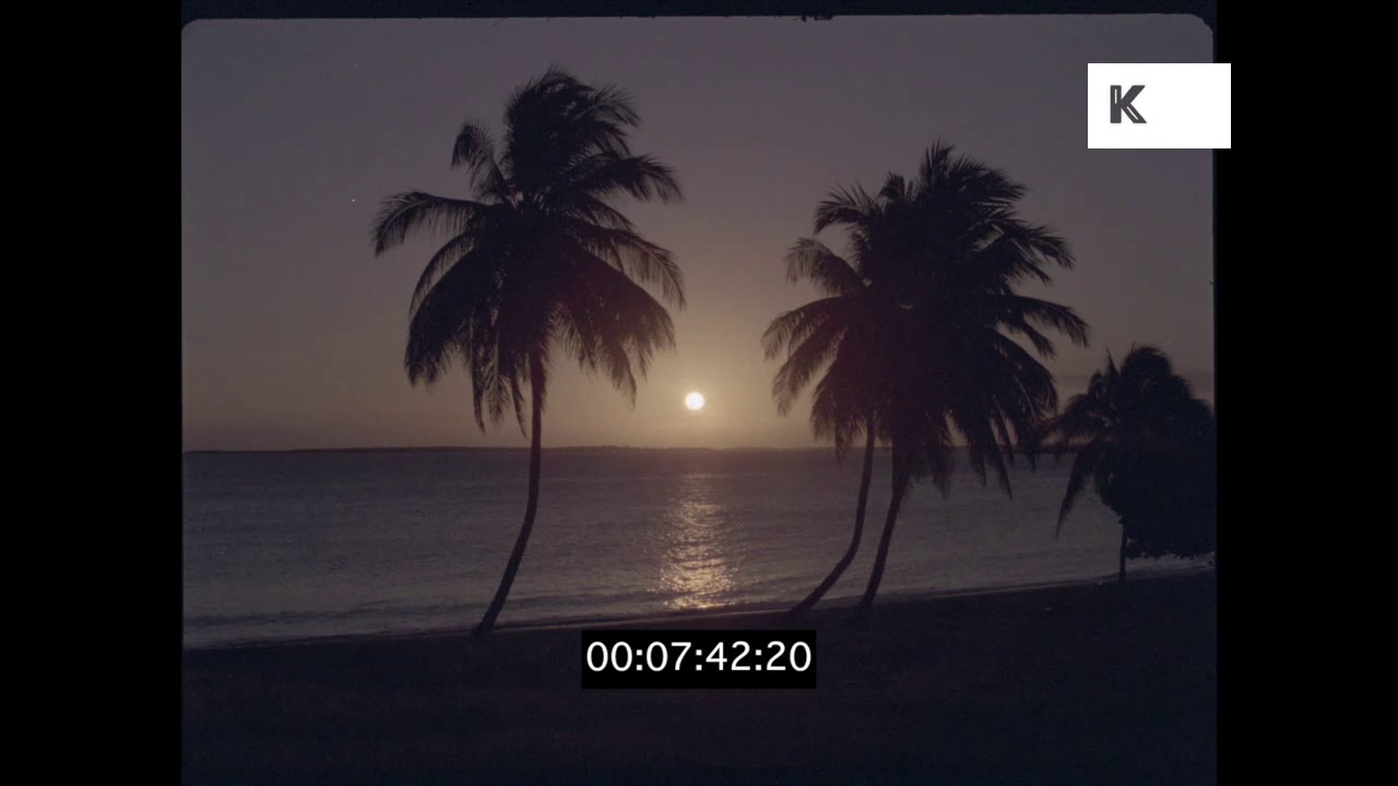 1980s California Beach at Sunset, HD from 35mm - YouTube