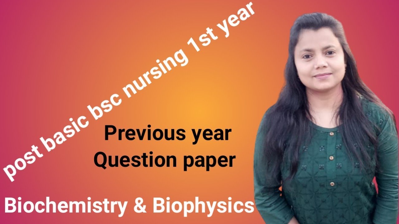👍 Biochemistry and Biophysics previous year question paper post basic ...