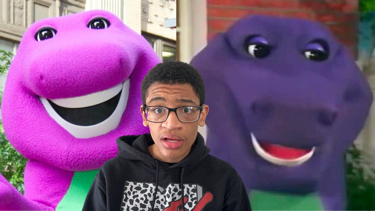The Original Barney Is Terrifying - YouTube