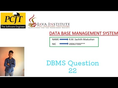 DBMS Question- 22 - YouTube