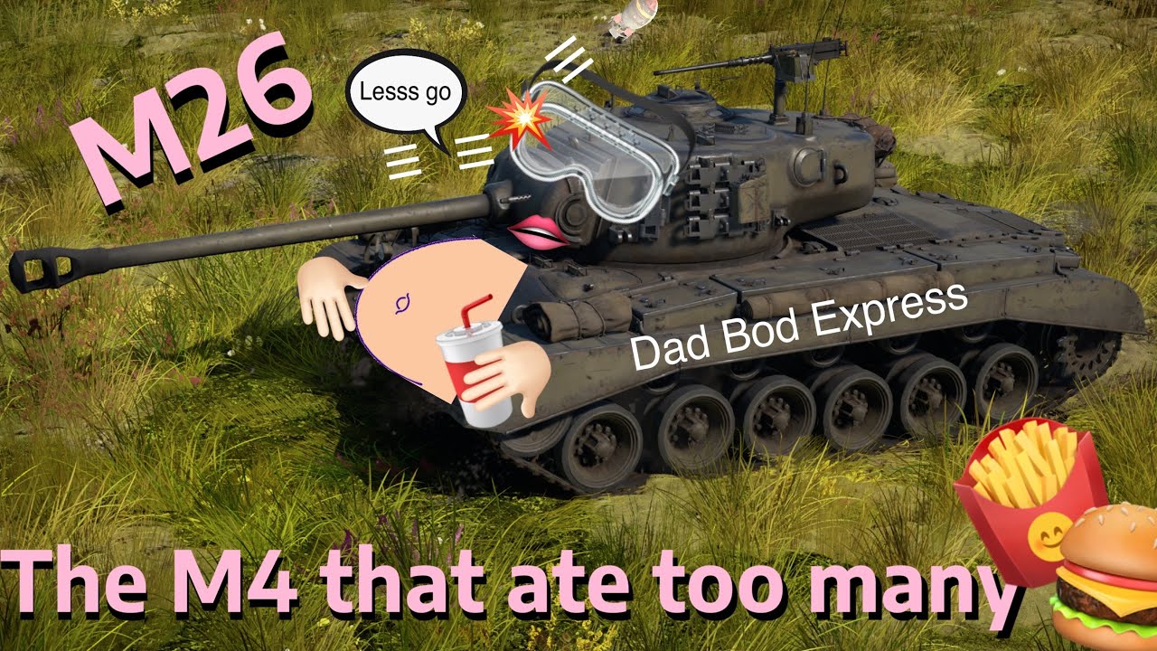 M26 Pershing - The M4 that needs to go on a diet🇺🇸 - War Thunder - YouTube