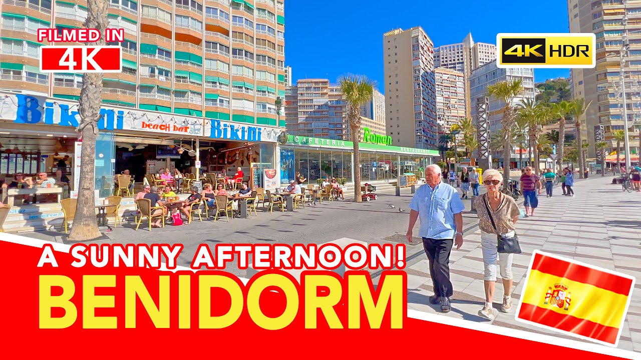 BENIDORM | A sunny walk through Benidorm, Spain! - YouTube