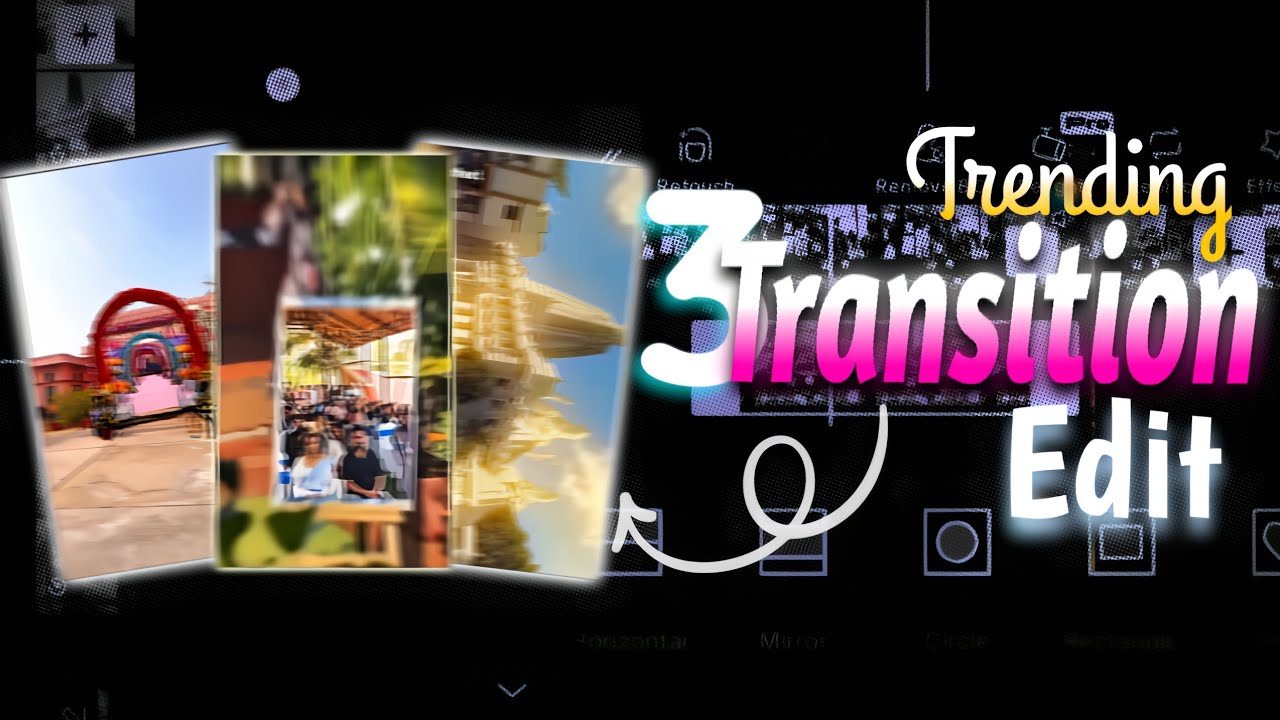 Instagram Trending 3 Transition Editing Tutorial | Trending transitions ...