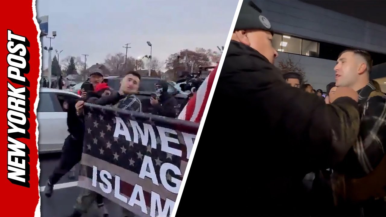 Pardoned January 6 Rioter Jake Lang Decked During Anti-Islam Rally ...