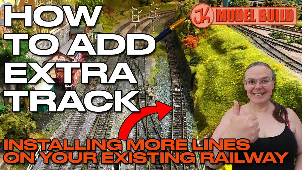How To Easily Add Another Track to Your Model Railway - YouTube