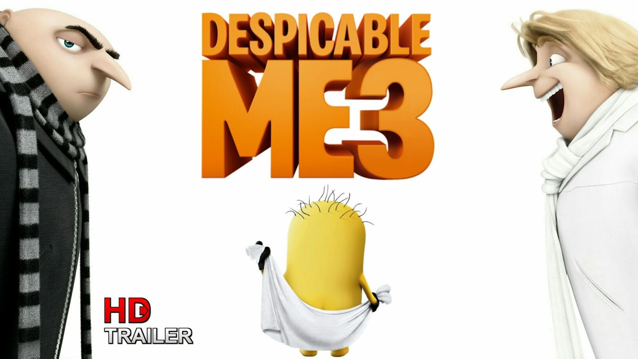 DESPICABLE ME 3: NEW All Trailer (2017) Gru And Dru The Twins Brother ...