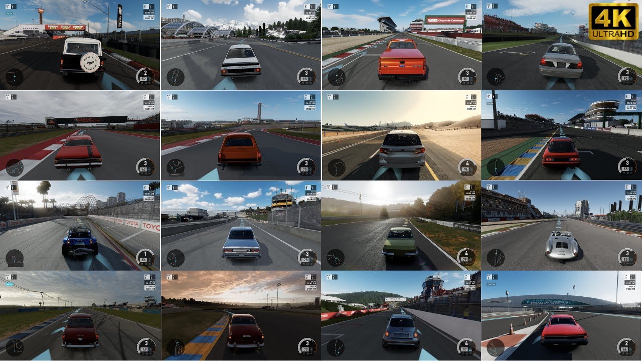 Forza Motorsport 7 all Tracks Gameplay (4K 60FPS) - YouTube