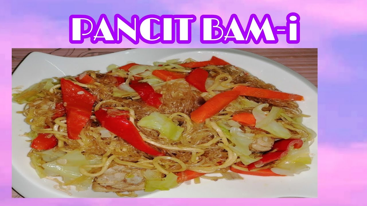 PANCIT BAM-I || Food Intro#6 || Nheng's Kitchen - YouTube