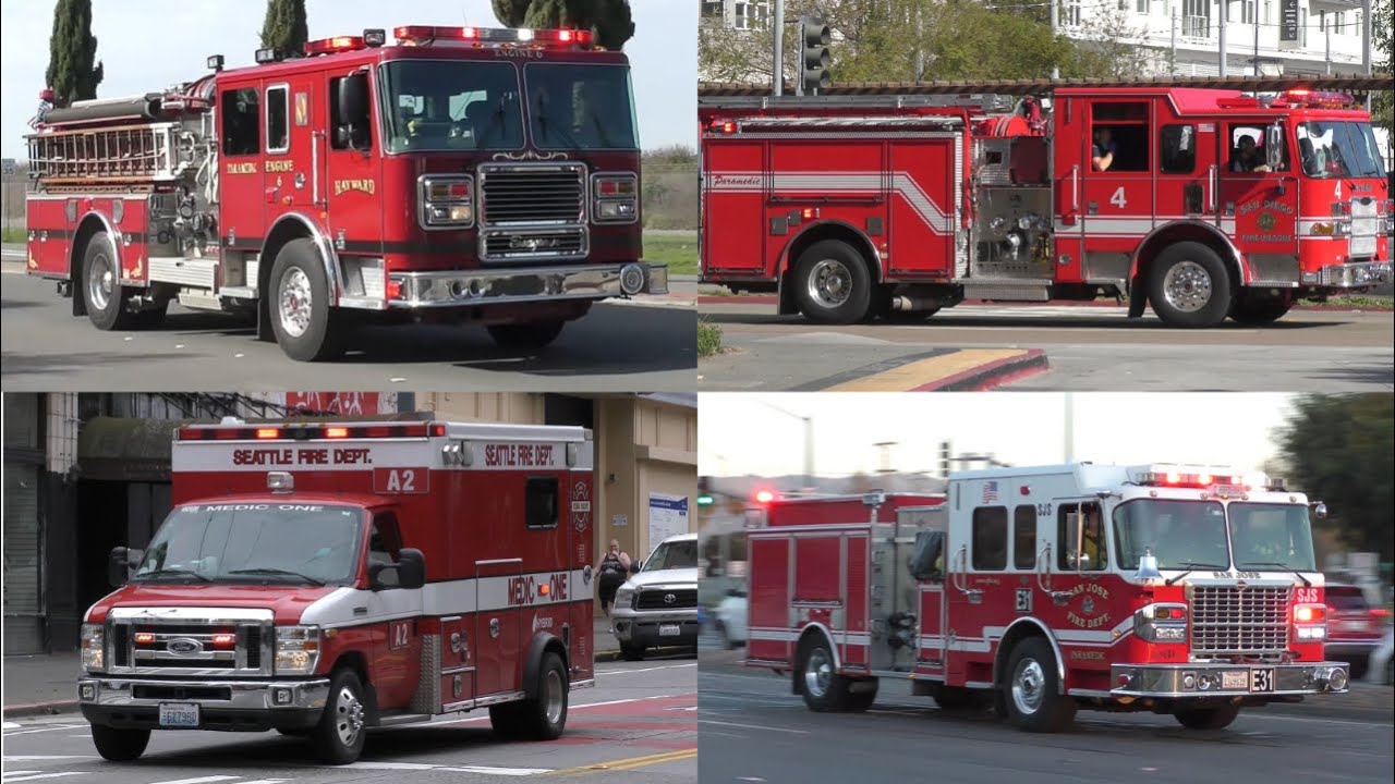 Fire Trucks In Action 2022