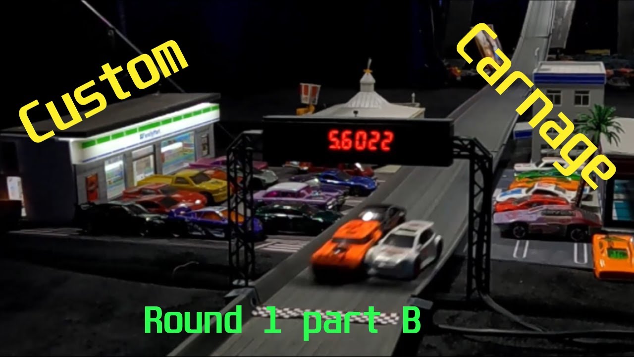 Custom Carnage 4 round 1 part B. Adult Custom Diecast racing Action ...