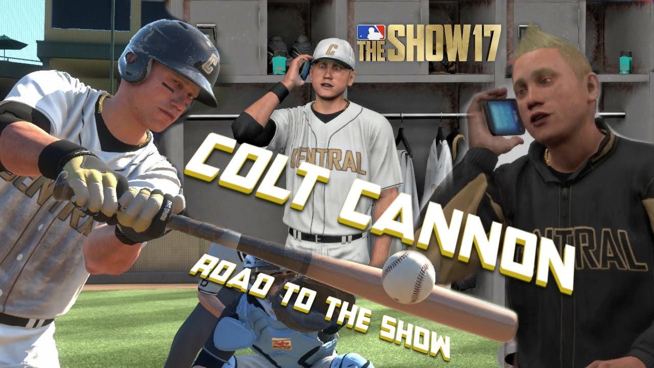 MLB The Show 17 Introducing Colt Cannon Road To The Show Left Fielder ...