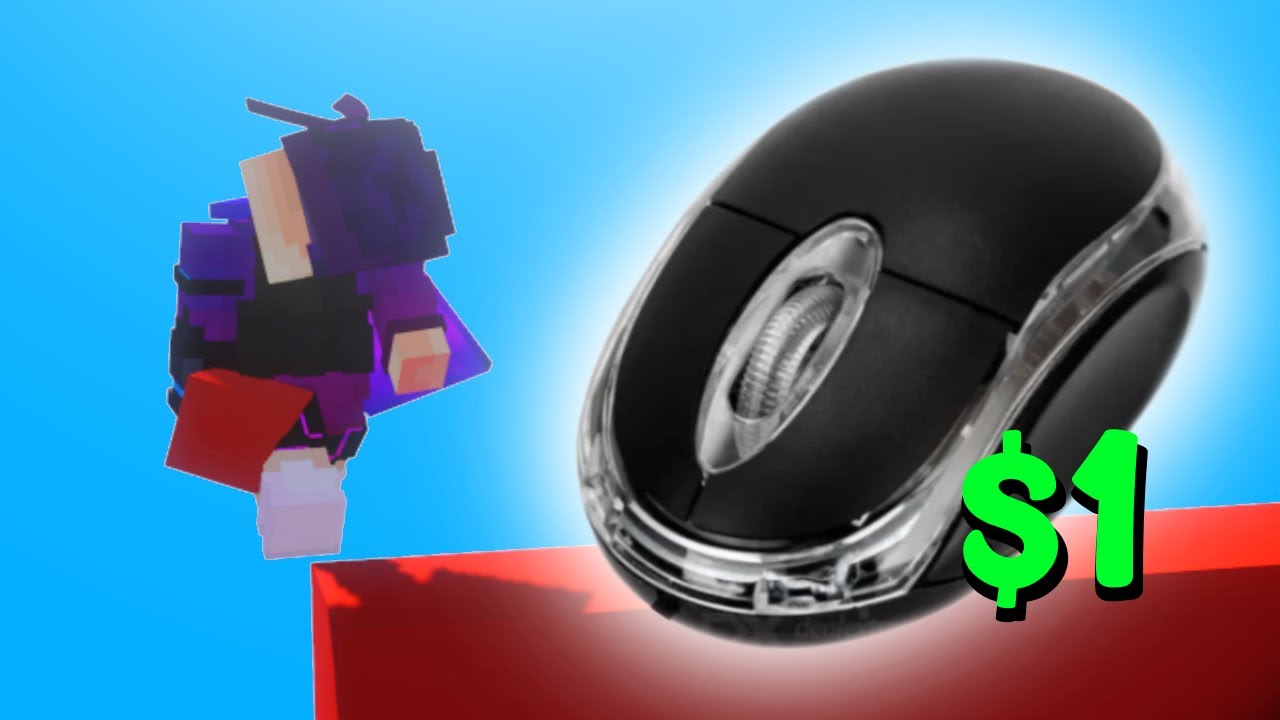 ESTE MOUSE DE $1 HACE 17CPS en BEDWARS! - YouTube