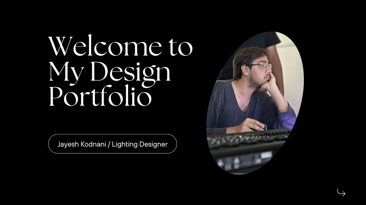 Lighting Design Student Jayesh's Show file. - YouTube
