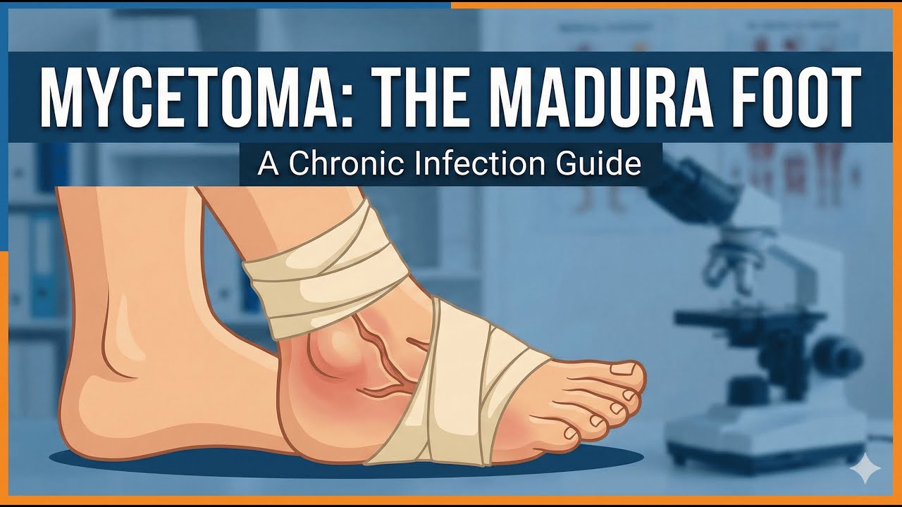Mycetoma The Madura Foot - MICROSCOPIC MARVELS- - YouTube