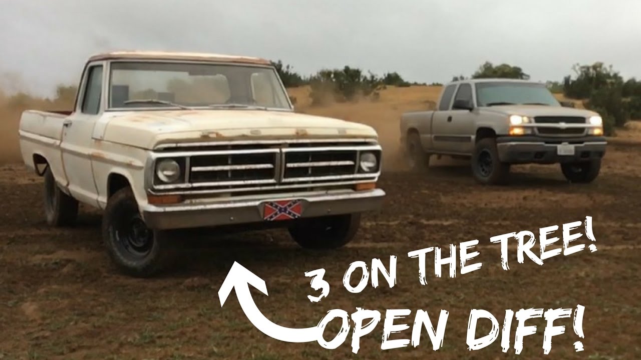 Dirt Drifting My F-100! - YouTube