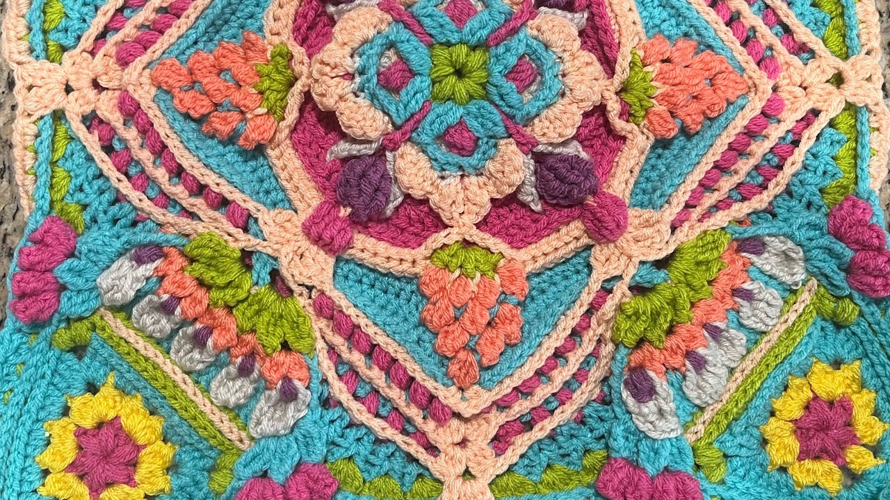 Chrysalis Throw Crochet Pattern by The Floral Hook - Pt 2 - Follow me ...