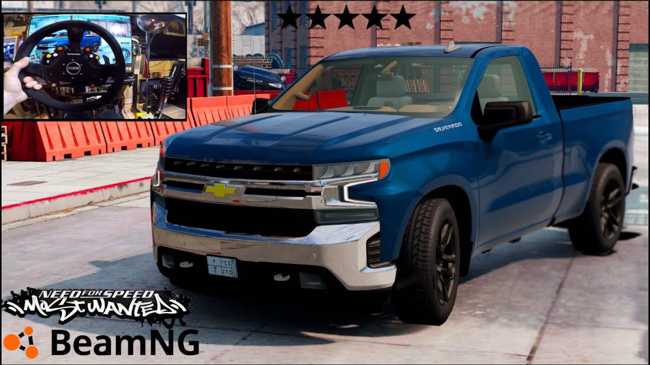 ESCAPING New 5 Star WANTED Level NFS Most Wanted Police BeamNG MOD ...