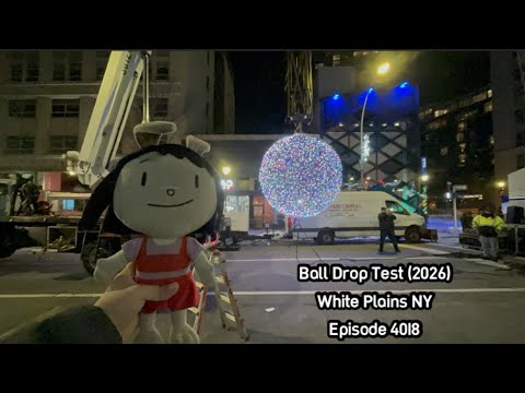 Elinor and Friends At White Plains Ball Drop (2026) Ball Light Testing ...