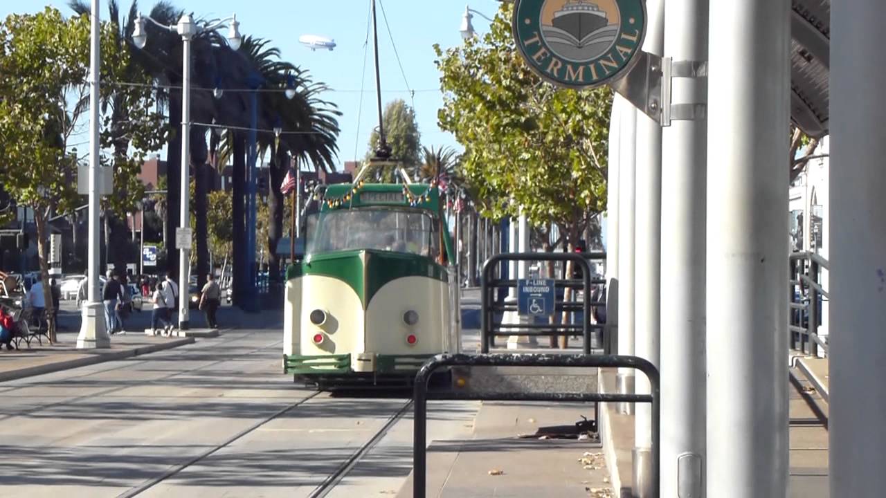 Blackpool Boat Tram on San Francisco's F Market line - YouTube