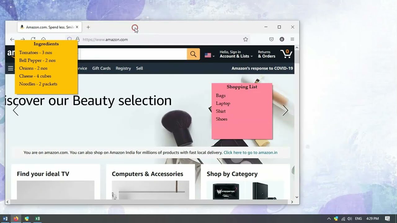 Windows: Attaching sticky notes to websites, documents, apps and ...