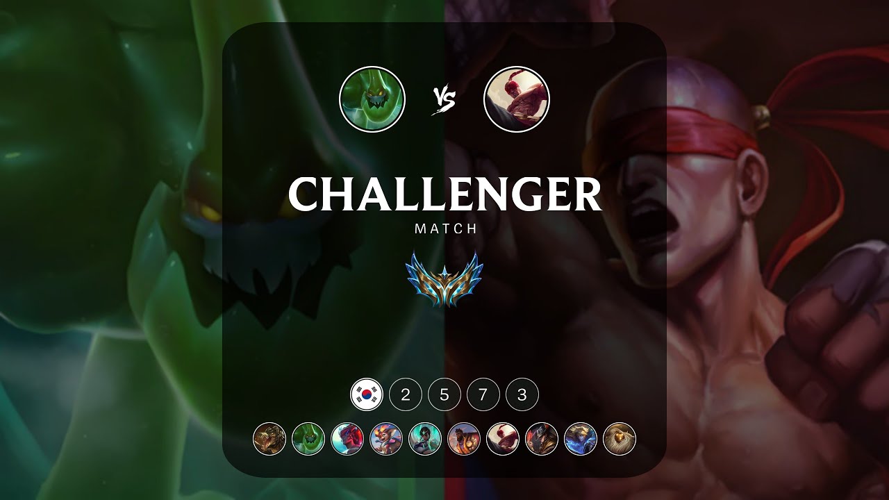 KR Challenger match 2573: Super Zac vs Super Lee Sin - YouTube