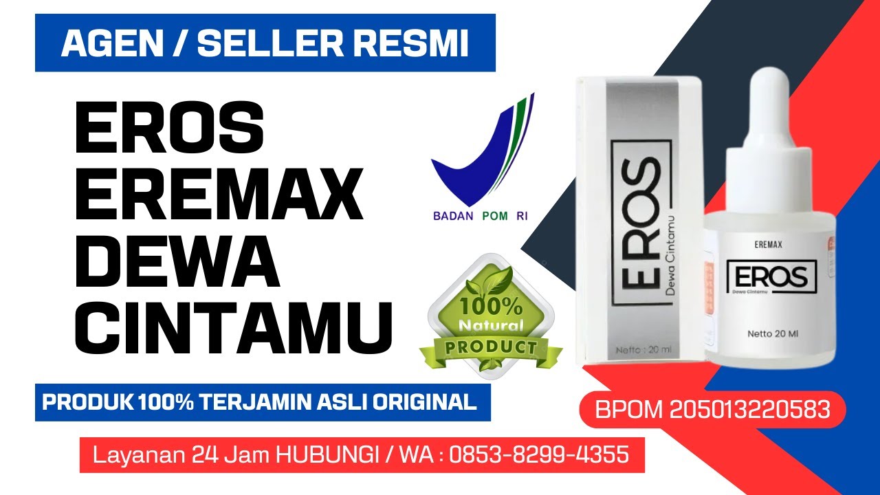 Eros Eremax - Obat Kuat Tahan Lama Khusus Pria - Eros Dewa Cintamu 100% ...