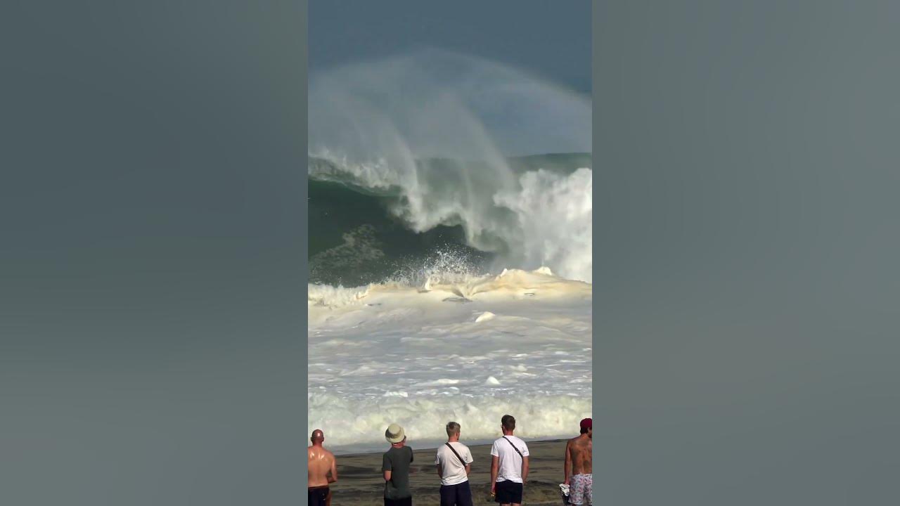Surfer Escapes INSANE 20 Foot Wave #shorts - YouTube