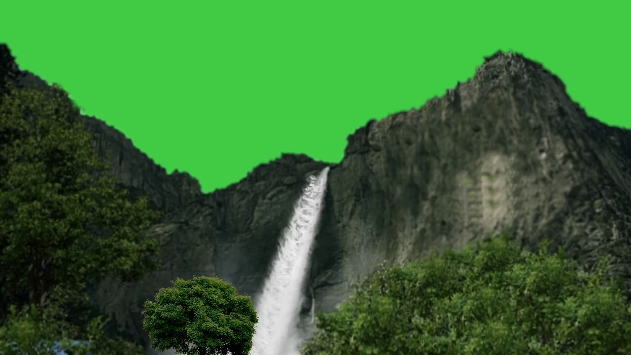 Real Mountain And Window of God in green Screen Video - YouTube