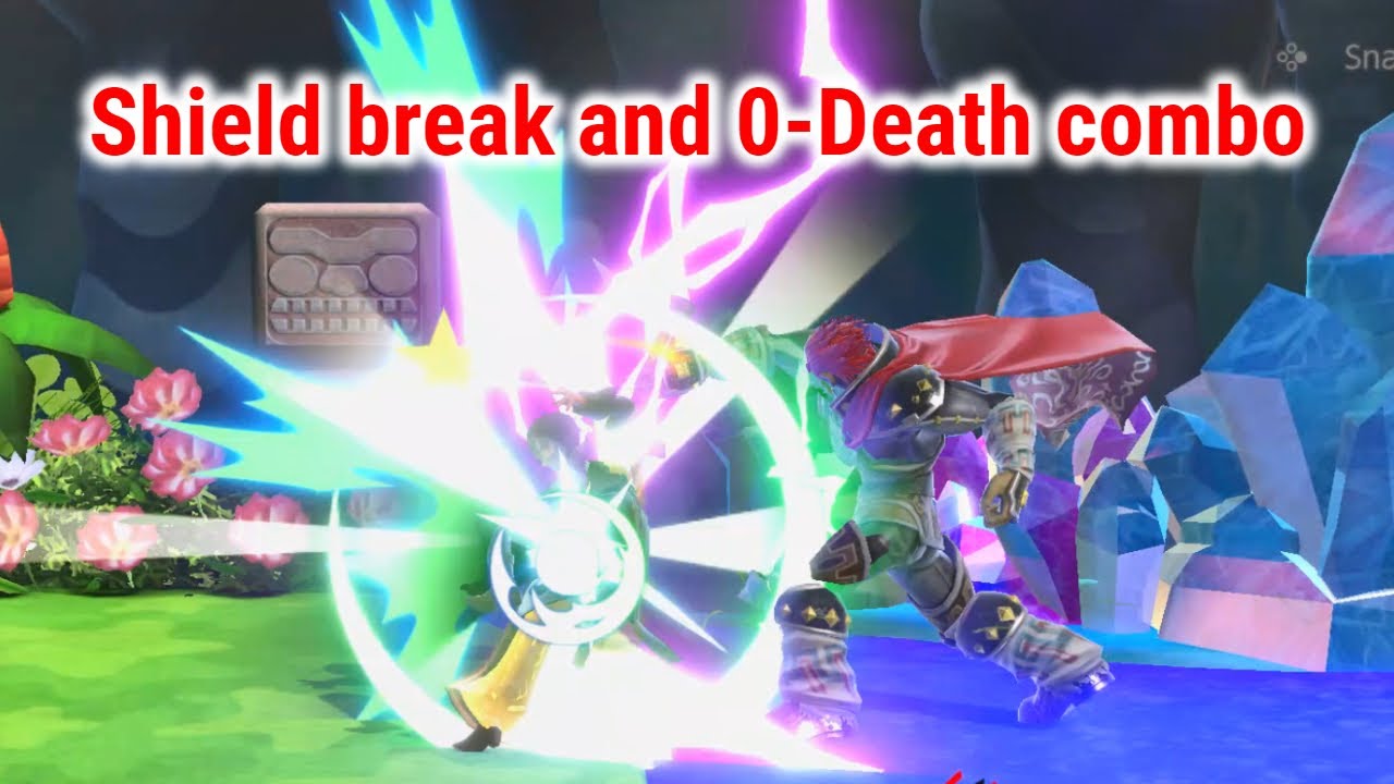 Shield break and 0-Death combo - YouTube