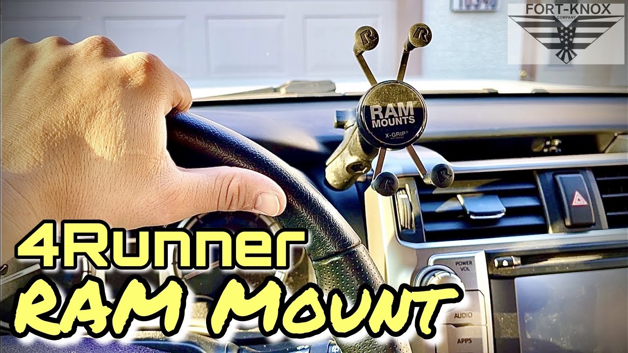 BEST iPhone Mount | Toyota 4Runner Phone Mount | FULL How To Install ...