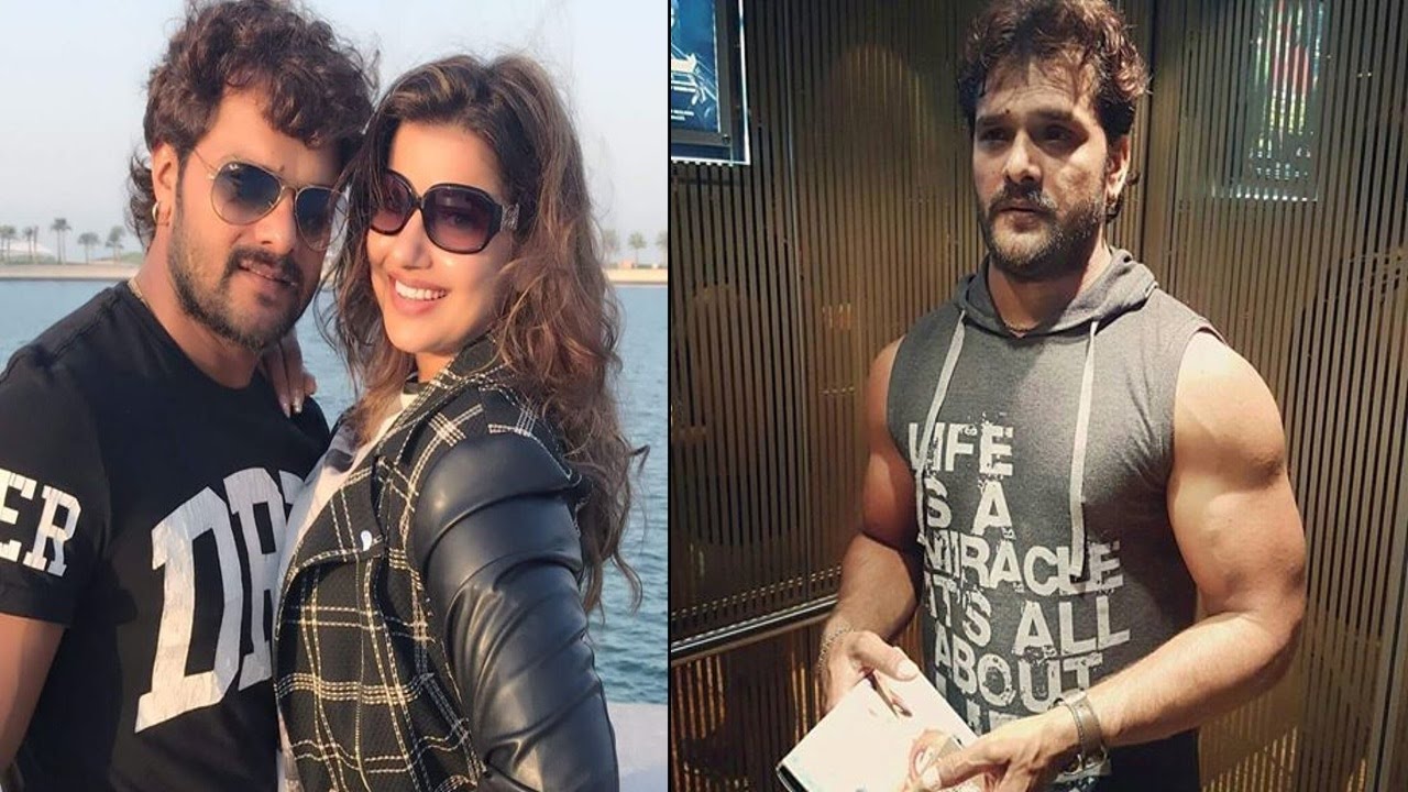 दोहा में दिखा खेसारी लाल के बॉडी का कमाल…! | Khesari Lal Flaunts His ...