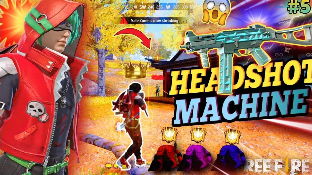 UMP HEADSHOT MACHINE ☠️👿🔥🔥||ONLY UMP CHALLENGE||#freefire#totalgaming # ...