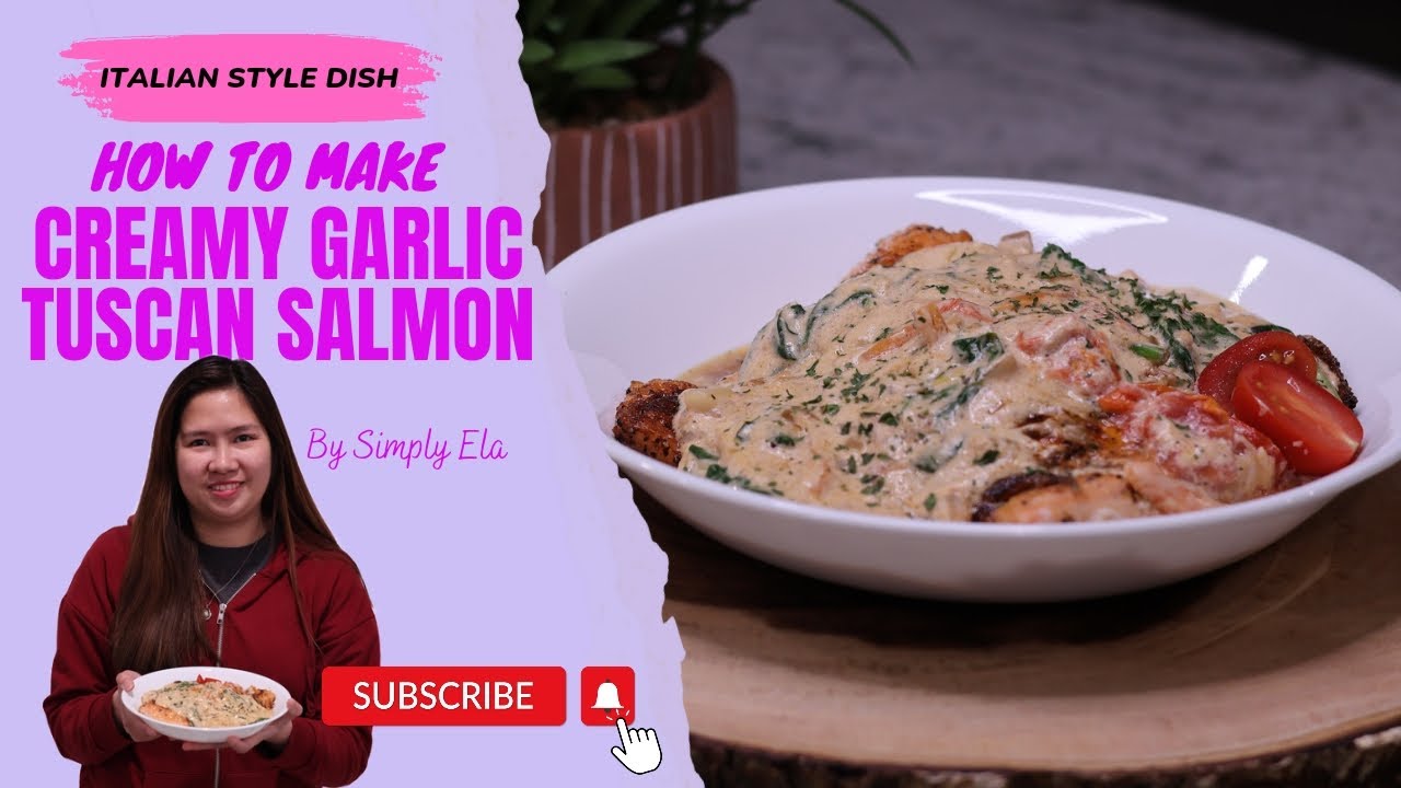 Creamy Garlic Tuscan Salmon | Italian Style Dish #HomeCooking #Recipes ...